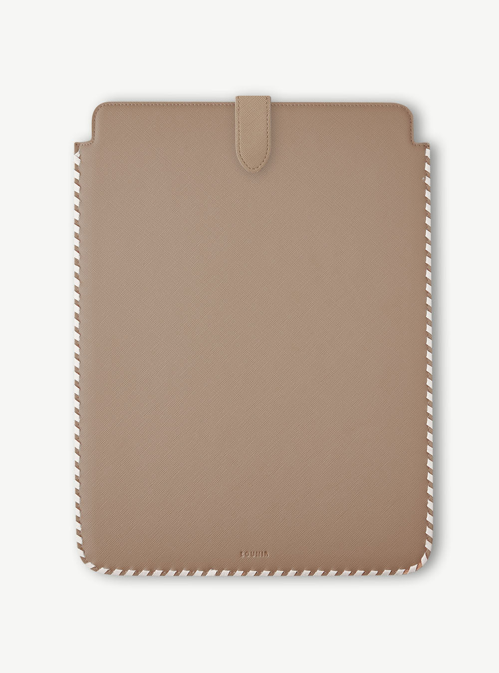 Embroidered Laptop Cover Beige – Bounir